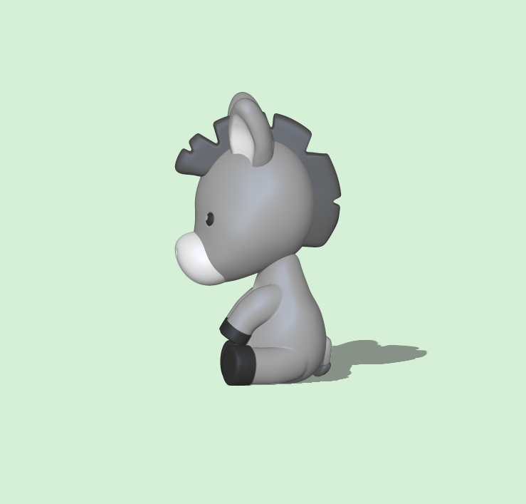 3D file Donkey・3D printing design to download・Cults