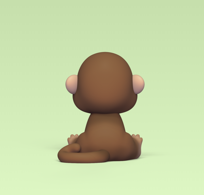 3D file Monkey Smiling 🐒・3D print design to download・Cults