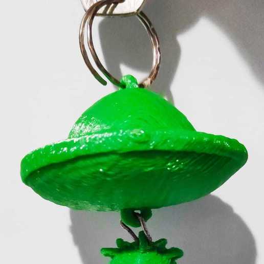 Download STL file UFO keychain • 3D print template ・ Cults
