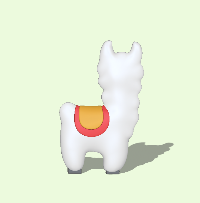 3D file LLama Flat・3D printing design to download・Cults