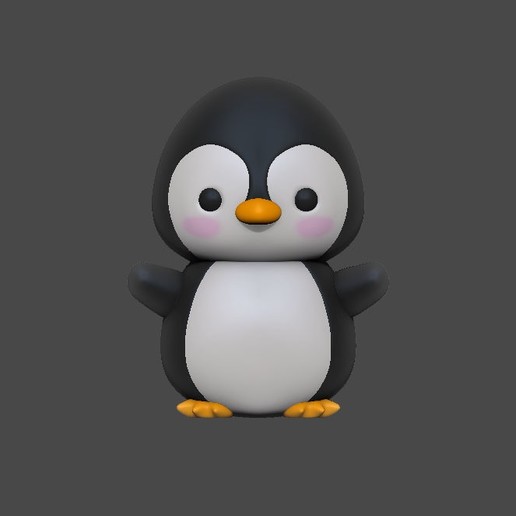 Download STL file Penguin • 3D printer design ・ Cults