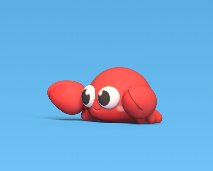3D file Cute Crab・3D printing idea to download・Cults