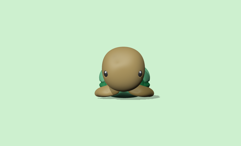 3D file Cute Turtle・3D printing model to download・Cults