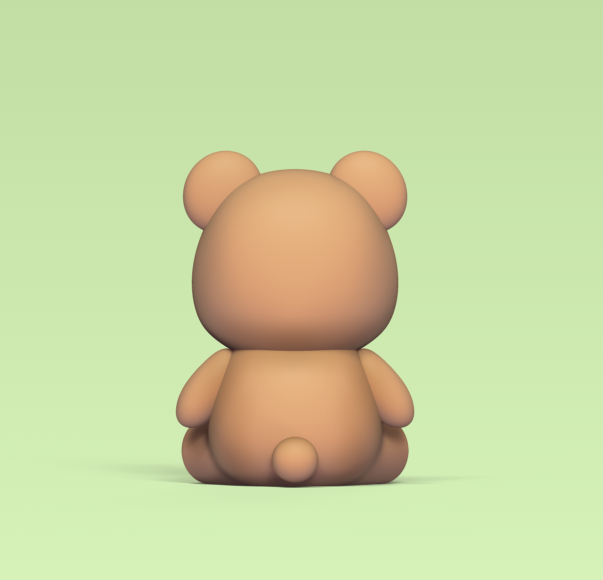 3D file Round Bear・3D printable model to download・Cults