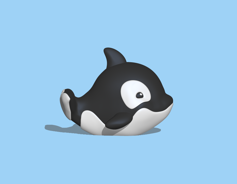 Cute Baby Orcas