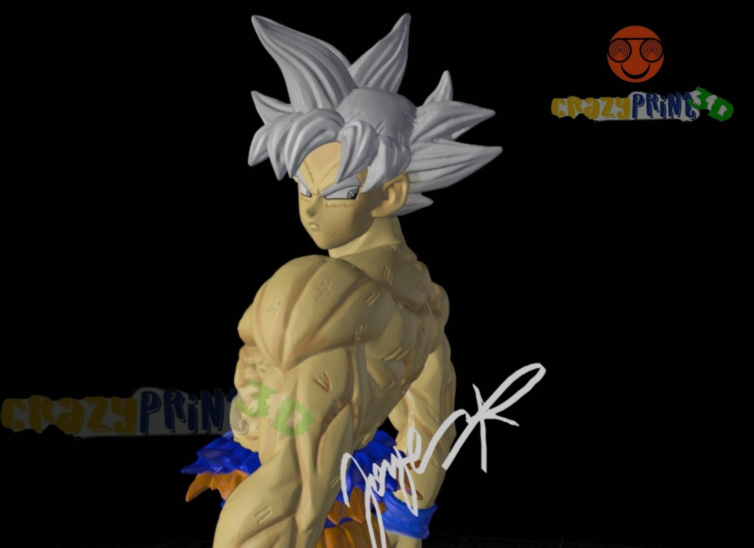 STL file GOKU ULTRA INSTIC 👽・3D printing template to download・Cults