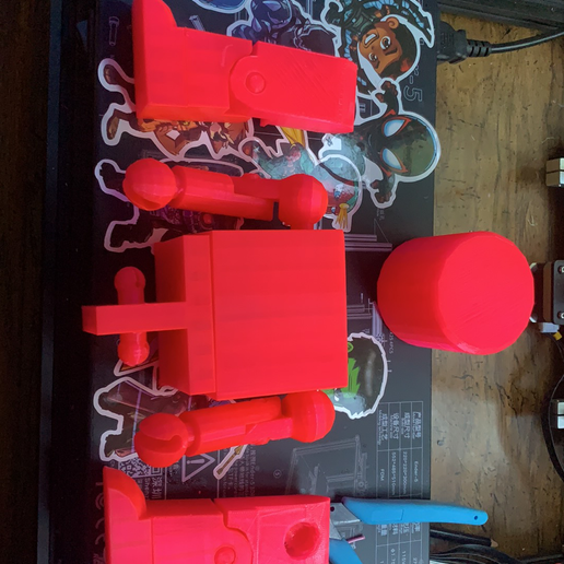 Download 3D printing templates CUSTOMIZABLE ACTION FIGURE MINIMATE ・ Cults