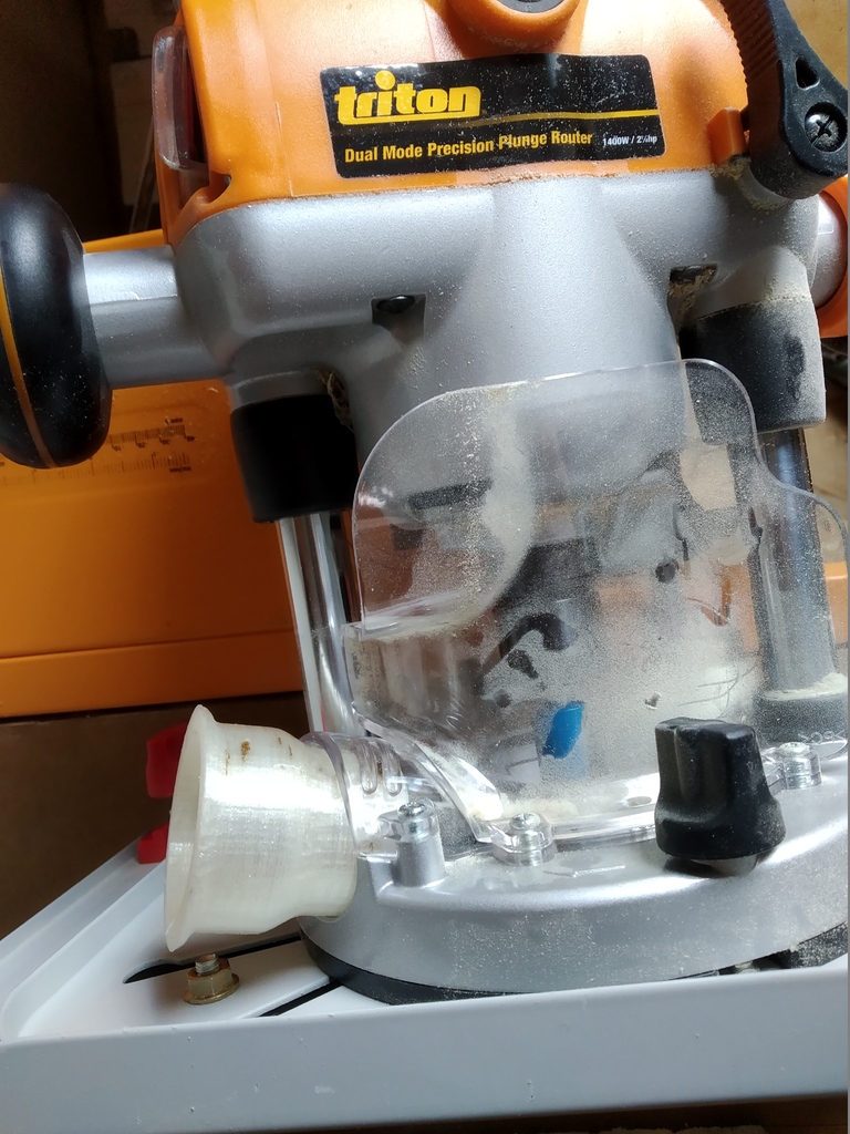 Free 3D file Router Dust Extraction Adapter・Model to download and 3D ...