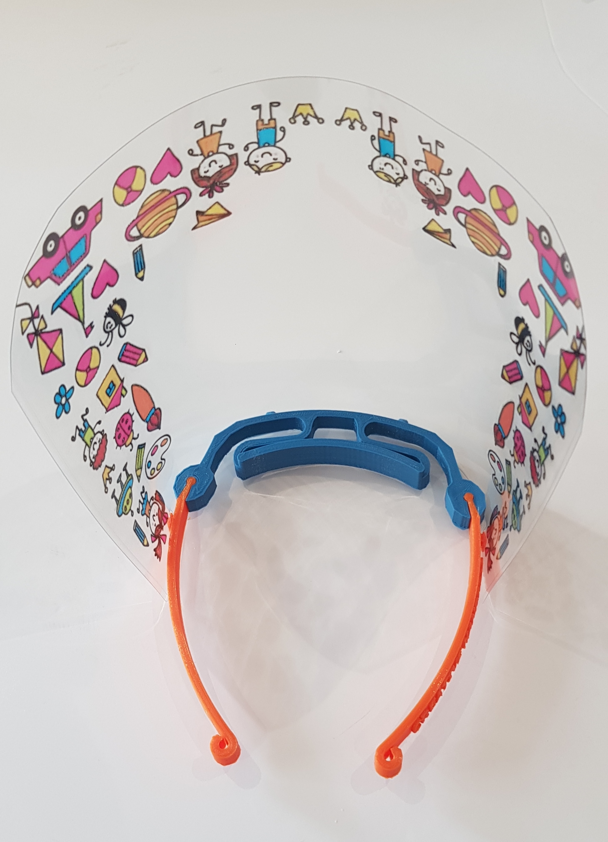 Free STL file covid19 child visor 🧒・3D print design to download・Cults