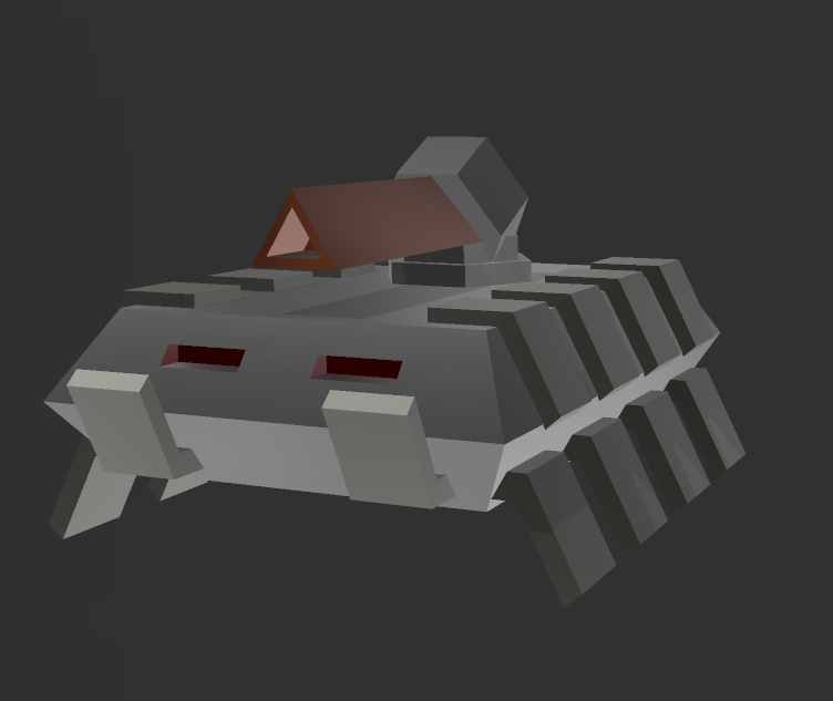 3D file Cool apc tank with legs and hover・3D printing model to download ...