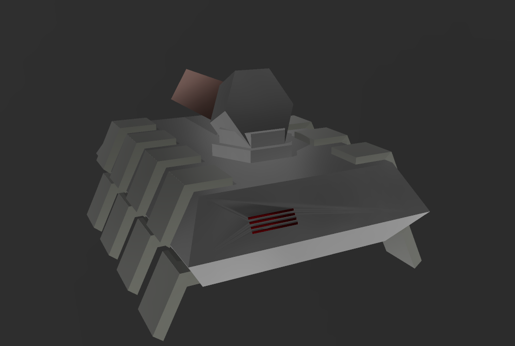 3D file Cool apc tank with legs and hover・3D printing model to download ...