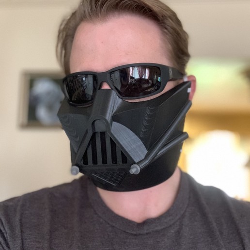 3D printed Darth Vader Face Mask • made with Creality Ender 3 ・ Cults