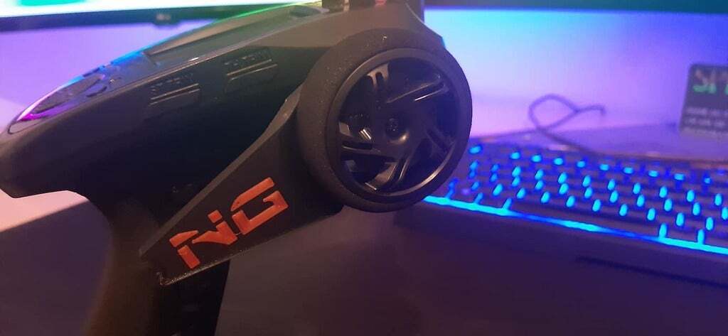 Free STL file FlySky - GT5 1 Handed Adapter 🚁・3D printer design to ...