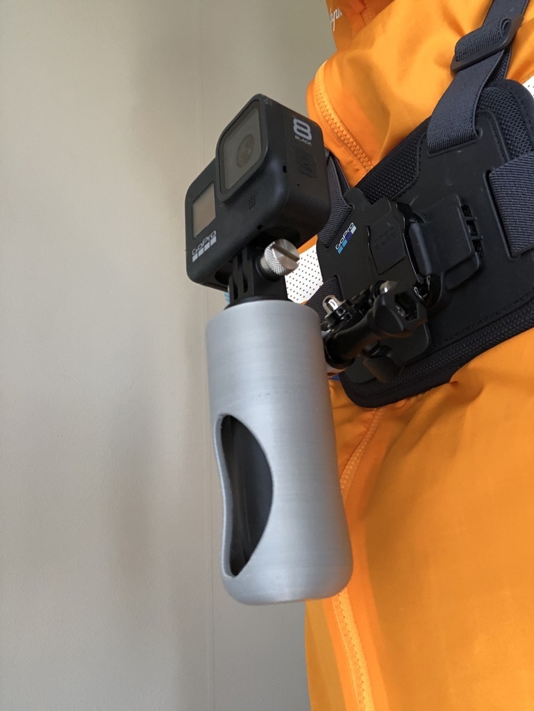Free STL file GoPro Shorty Tripod Chest Mount・3D printing template to ...