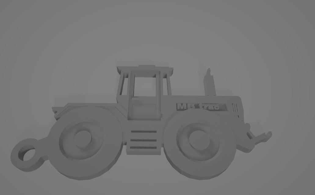 STL file MB-Trac keychain・3D printable model to download・Cults