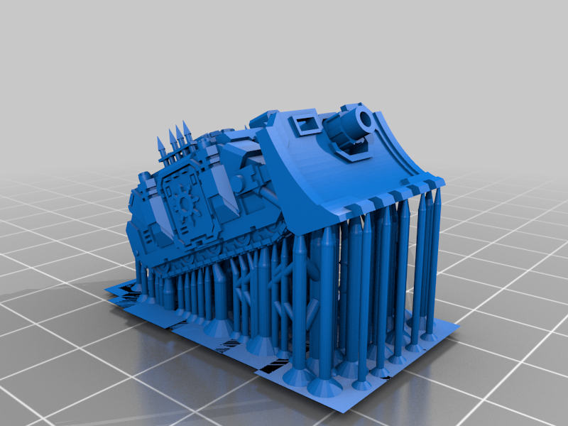 Free STL file Epic Scale Evil Marines Howitzer Tank 🪖・3D printable ...