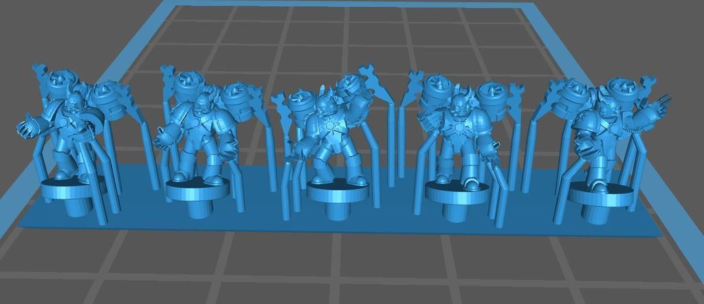 Free STL file Evil Marines Warp Claws 🎨・3D printer model to download・Cults