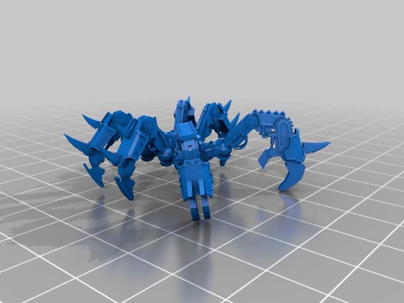 Fichier STL gratuit Epic Scale Evil Marines Crab Walker (en anglais) 🦀 ...