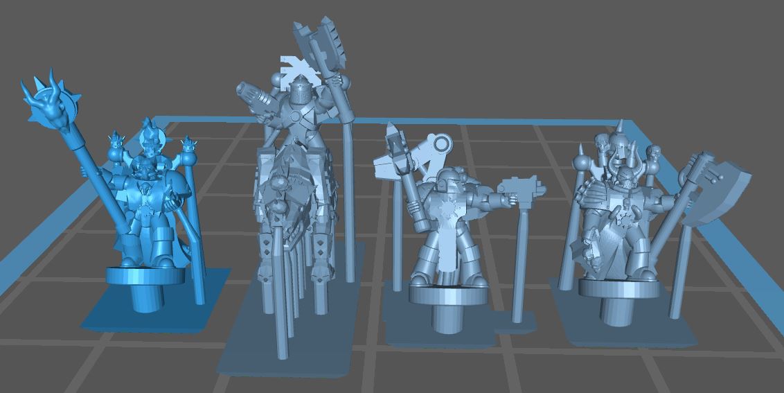 Free STL file Evil Marines Command 2 🎨・3D printer design to download・Cults