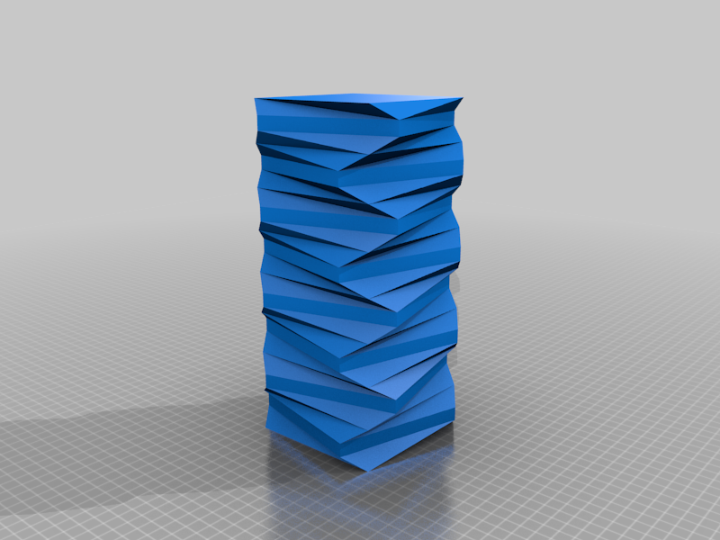 Free 3D file Twisted Squares 🏗️・Object to download and to 3D print・Cults