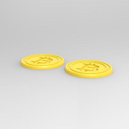 Download free STL file Bitcoin • 3D printing template ・ Cults