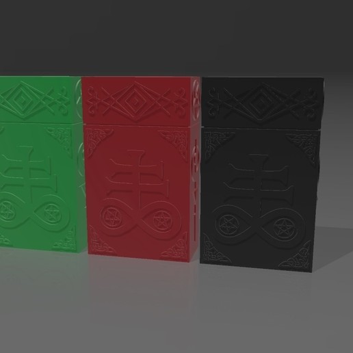 Download STL file CARD BOX - WITCHCRAFT // TAROT V2 • 3D printing ...