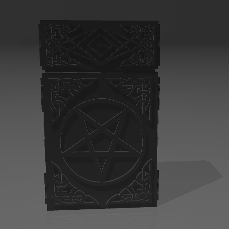 STL file CARD BOX - WITCHCRAFT // TAROT V3 📦・3D printer design to ...