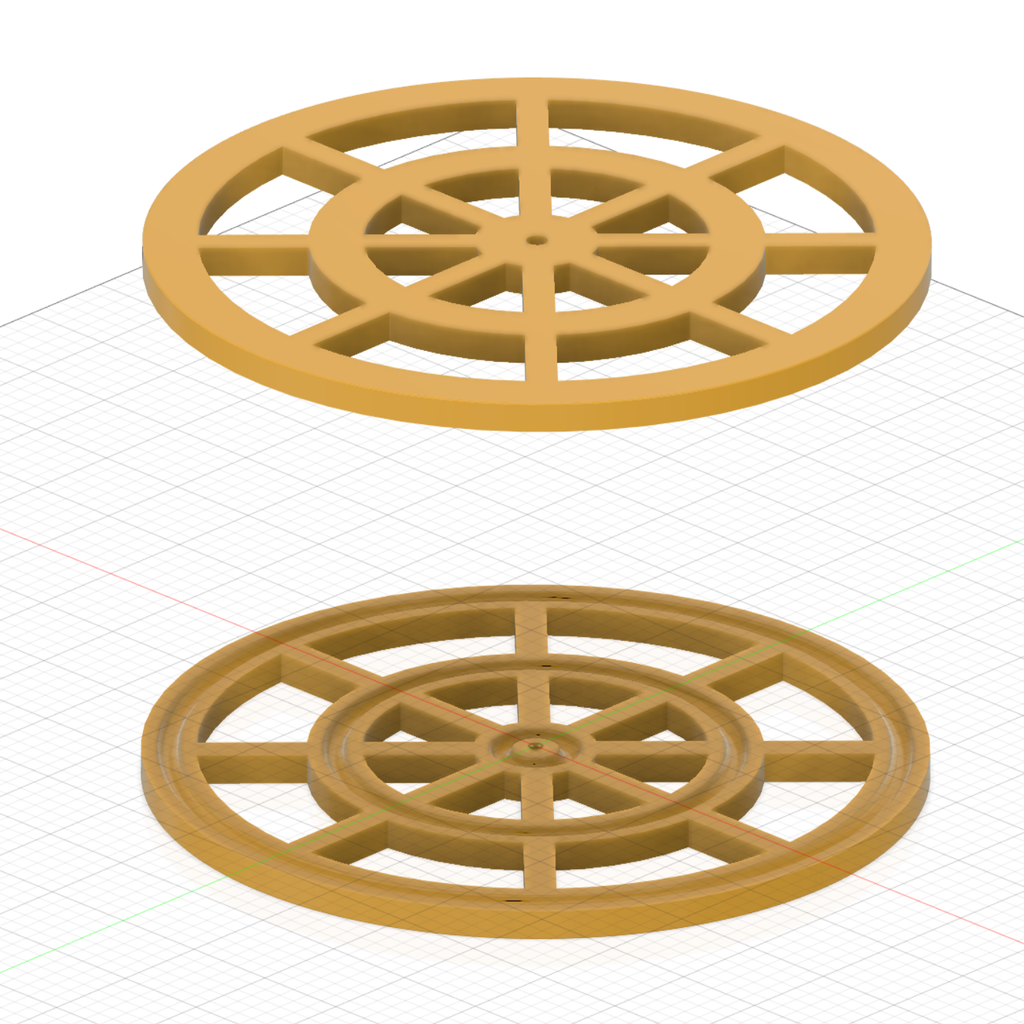STL file Big turntable 200 mm diameter 🧑‍🔧・Template to download and 3D ...