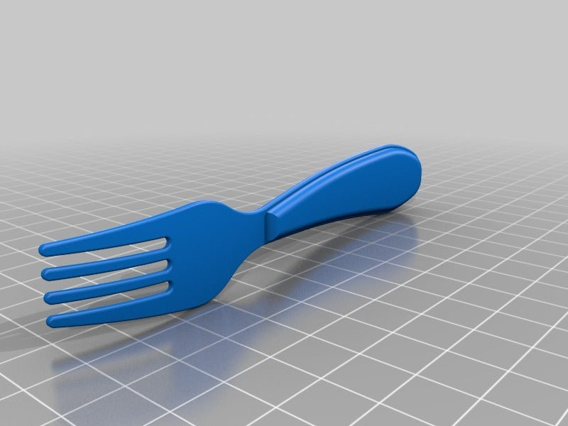Fichier STL gratuit Fourchette pour dinette・Design pour imprimante 3D à ...