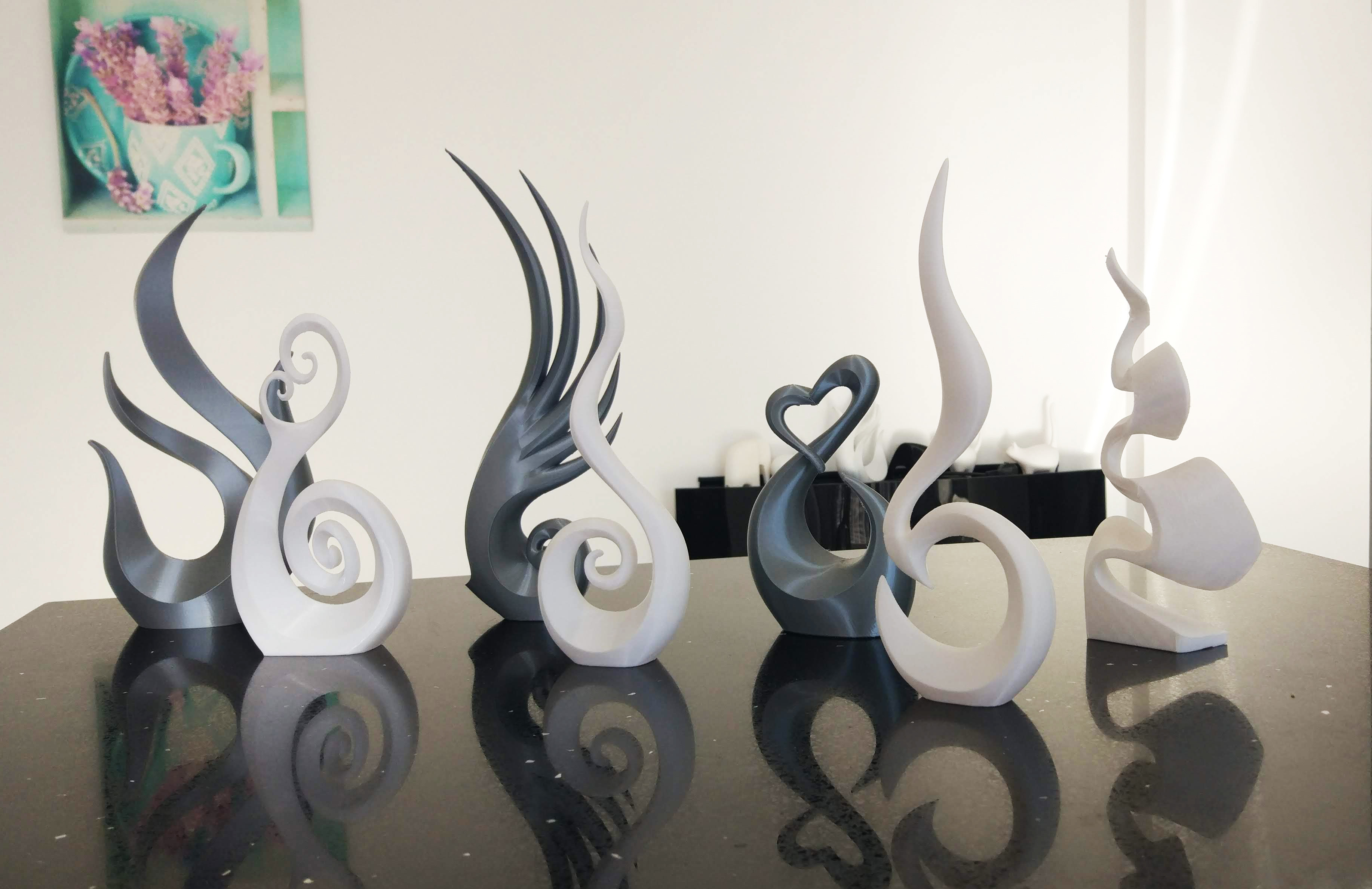 STL file Sculpture Decorative Bundle・3D printer model to download・Cults