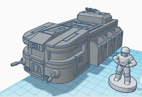 Free STL file Imperial Troop Transport (Star Wars Legion scale ...