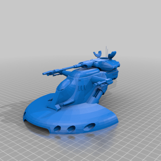 Download free STL file AAT (star wars legion scale) • 3D printable ...