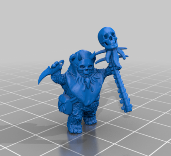 Free STL file Ewok Dark Ritualist (star wars legion scale) ⭐・3D printer ...