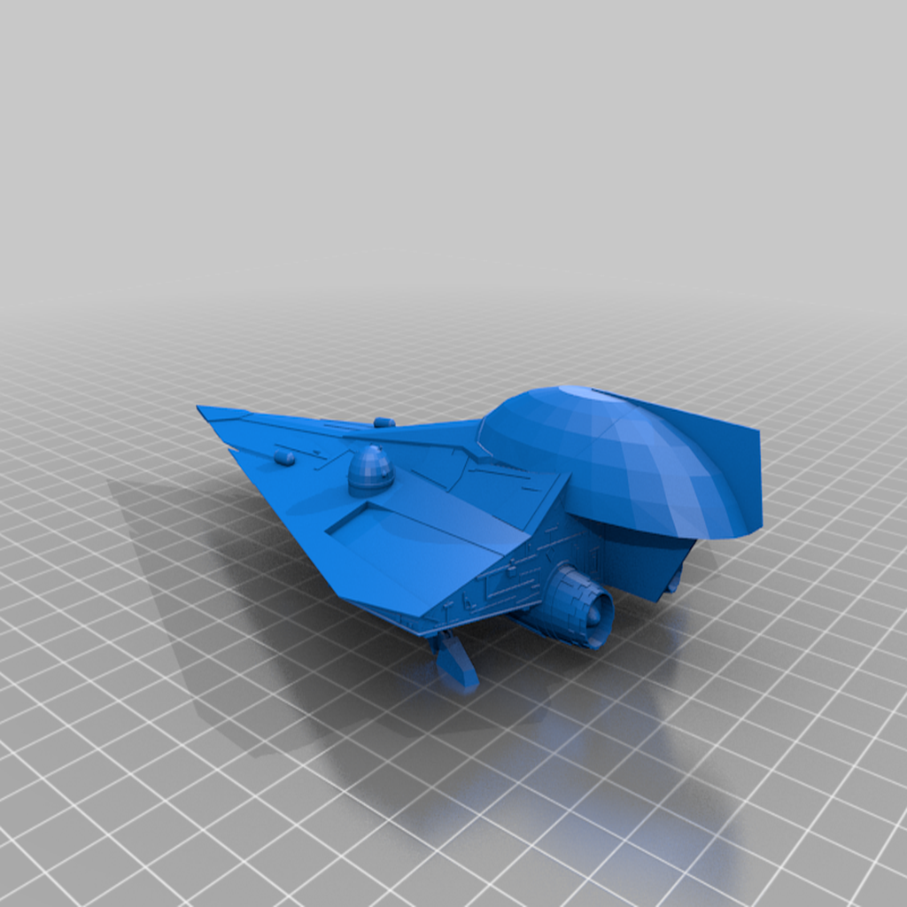 Free STL file Delta-7 Aethersprite Jedi Starfighter (star wars legion ...