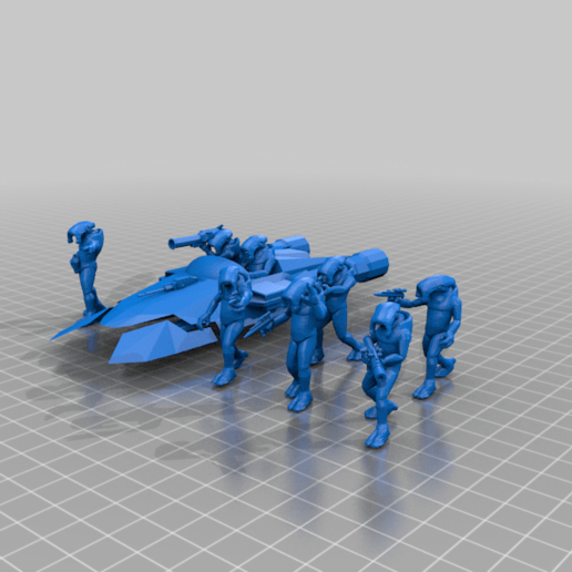 Download free 3D printer designs Selkath Army (star wars legion scale ...