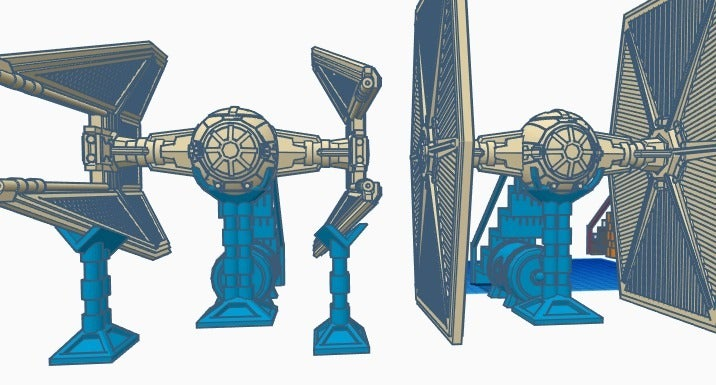Free STL file TIE Landing Gantry/Refueling Station (Star Wars Legion ...