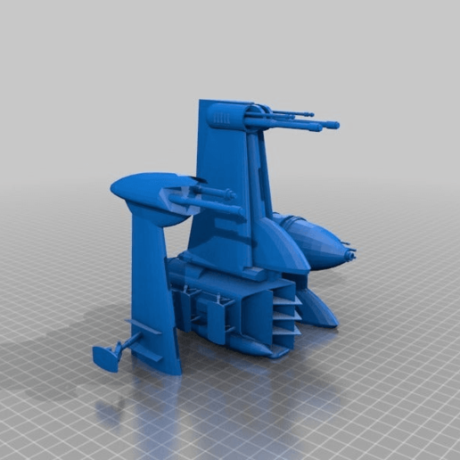 Download free STL file B-wing (star war legion scale) • 3D printing ...