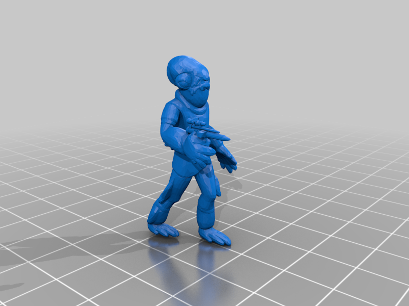 Free STL file Captain Ackbar (star wars legion scale) ⭐・3D printable ...