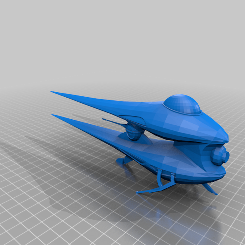 Free STL file Geonosian Nantex Starfighter (star wars legion scale) ⭐ ...