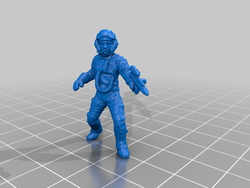 Free STL file A-Wing Pilots (star wars legion scale)・3D print design to ...