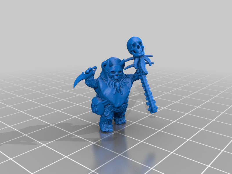 Free STL file Ewok Dark Ritualist (star wars legion scale) ⭐・3D printer ...