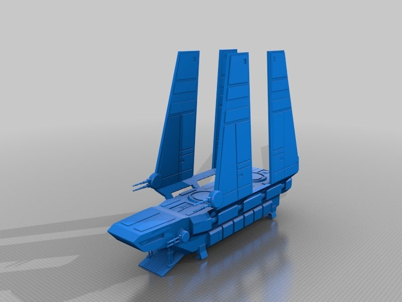 Download free STL file Rogue One/Zeta Shuttle (Star Wars: Legion scale ...