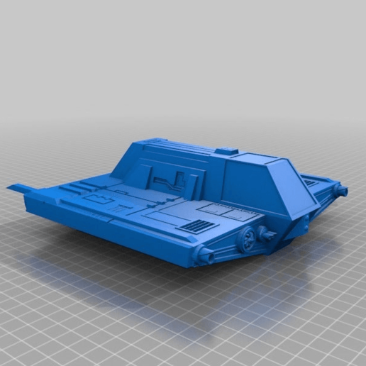 Download free STL file Cloakshape (Star Wars Legion scale) • 3D ...