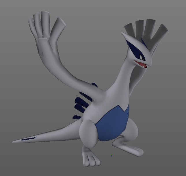 STL file pokemon lugia・3D printer model to download・Cults