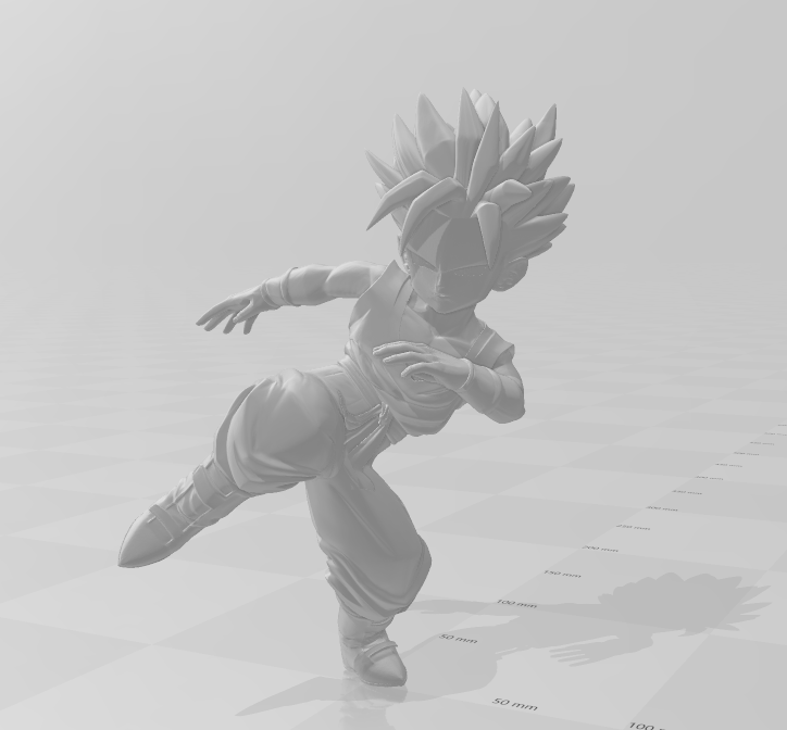 STL file Little Trunks ( Super Saiyan) Dragon Ball Z 3D Model 🐉 ...