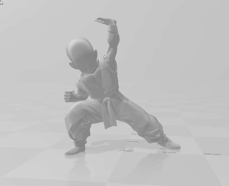 STL file Krillin 3D Model・3D printable model to download・Cults