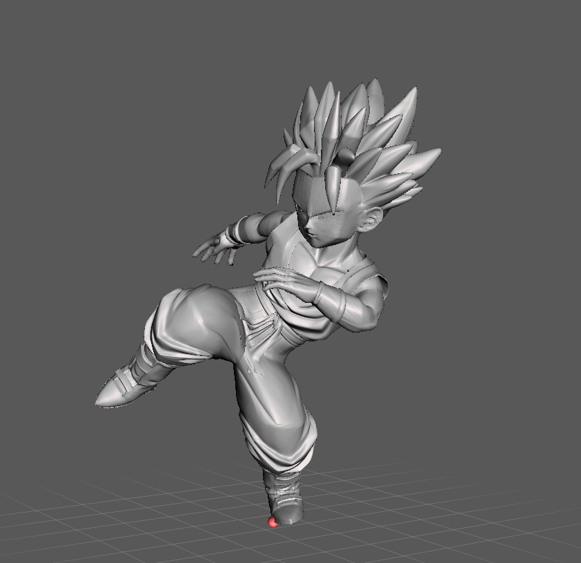 STL file Little Trunks ( Super Saiyan) Dragon Ball Z 3D Model 🐉 ...
