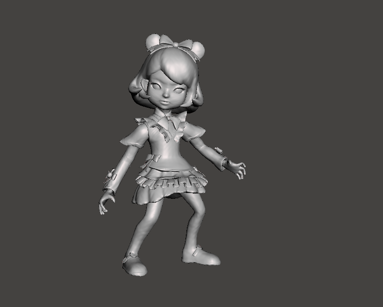 STL file Cafe Cuties Annie 3D Model・3D printer model to download・Cults