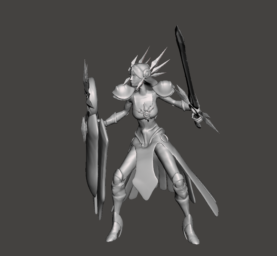 STL file Leona 3D Model・Model to download and 3D print・Cults