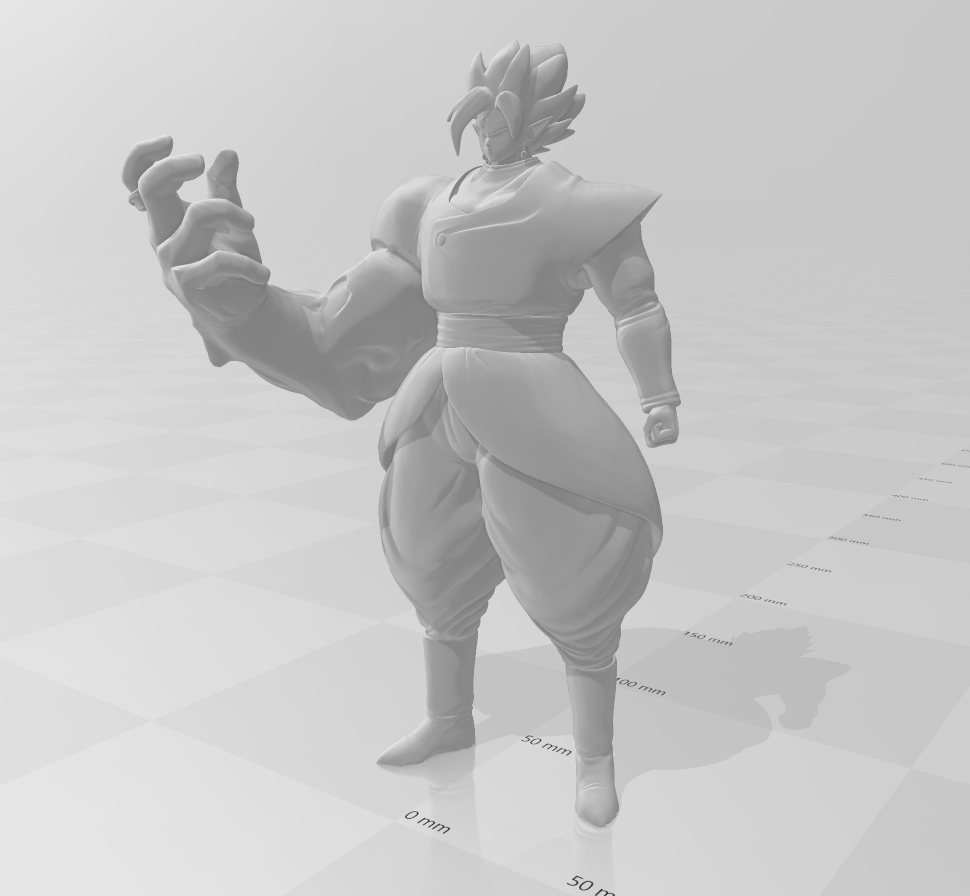 STL file Zamasu Half-Corrupted form 3D Model・Design to download and 3D ...
